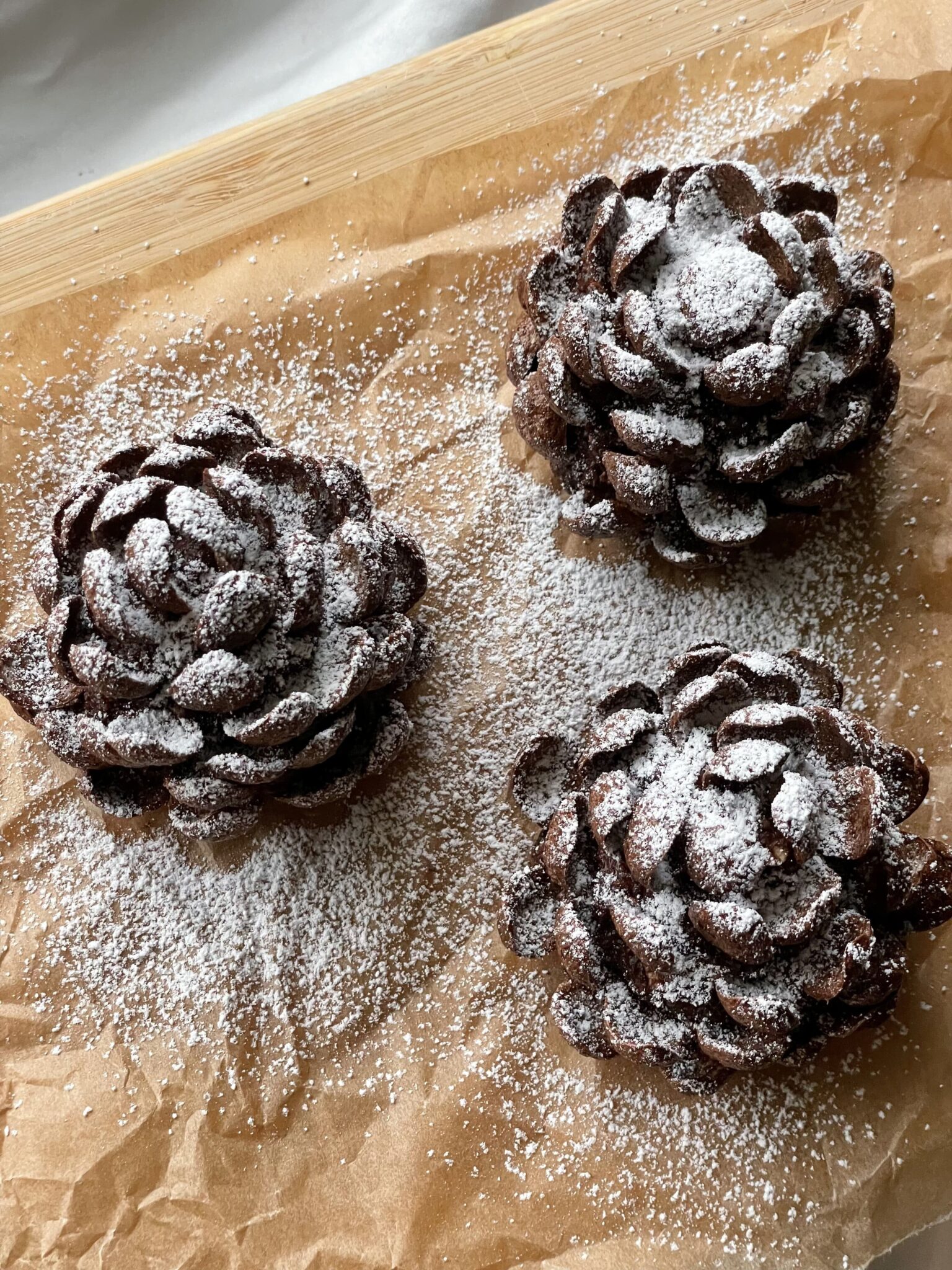 Chocolate Pinecones - My Baking Studio